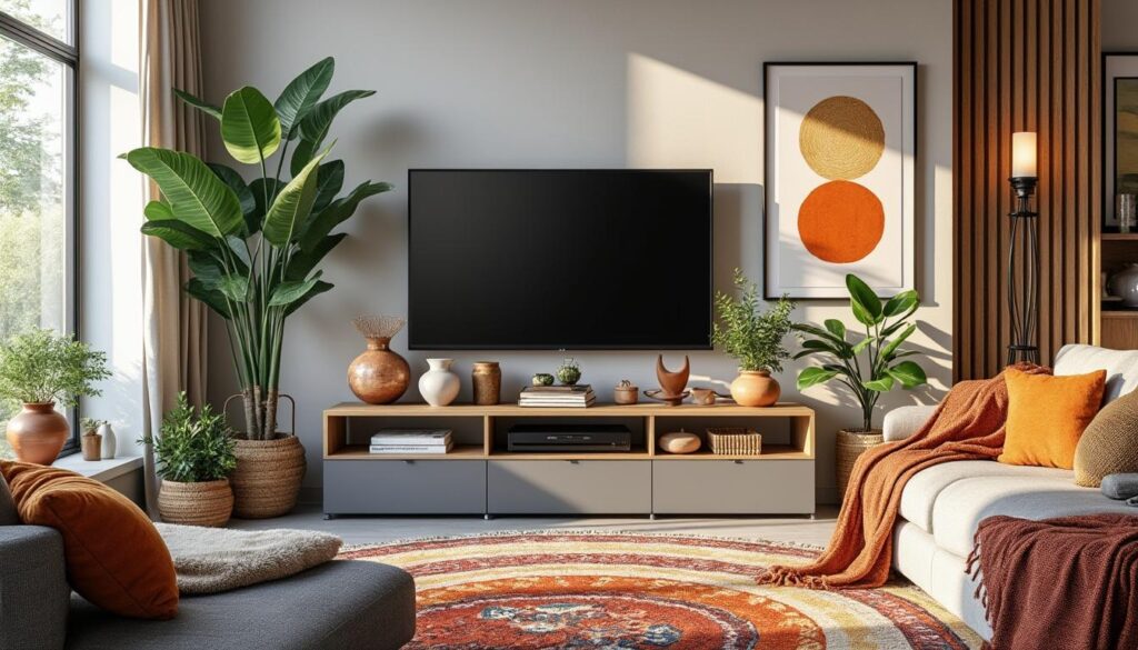 L'élégance du Kikua : meuble TV 130 cm gris cendré, un atout pour votre ...